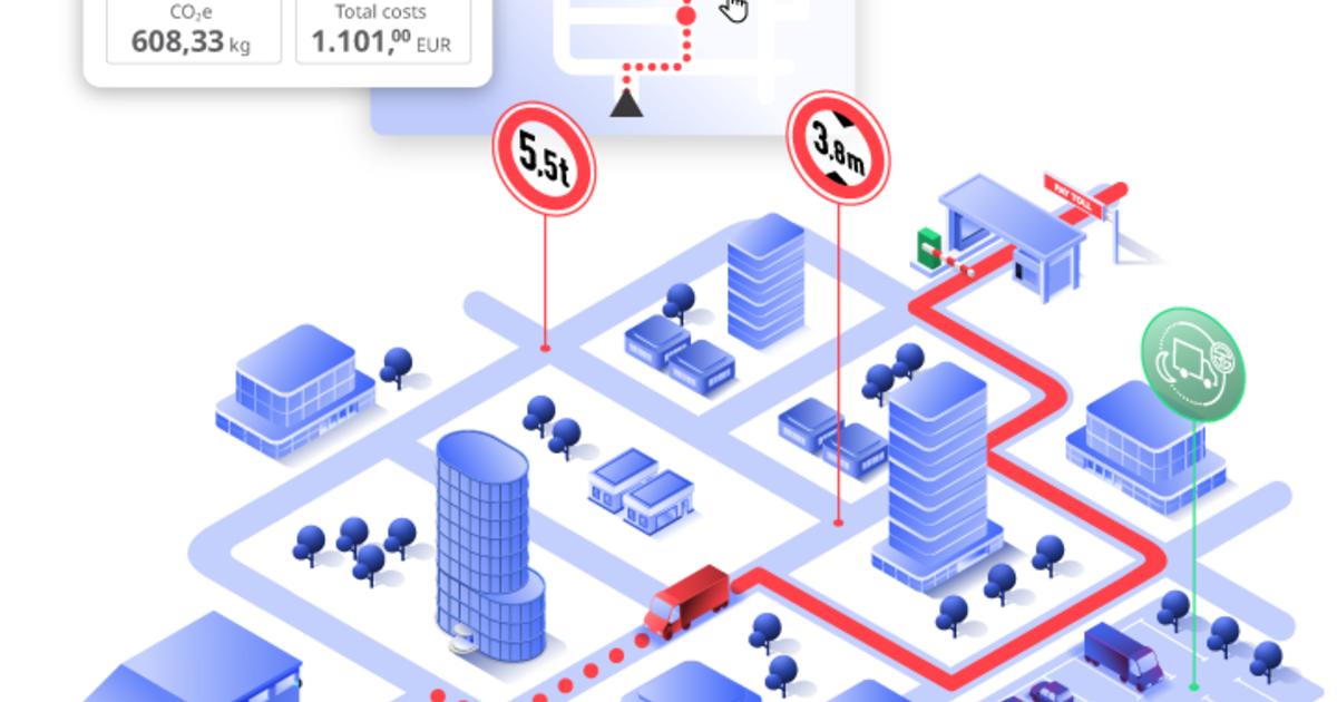 Versión de prueba gratuita de PTV Map&Guide | PTV Logistics