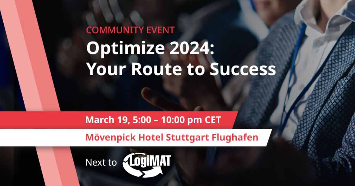Optimize 2024: Your Route to Success | PTV Logistics